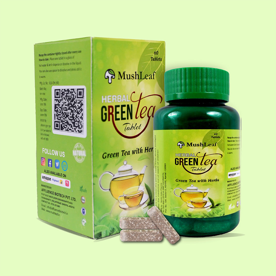 Herbal Green Tea Tablet – Mush Leaf