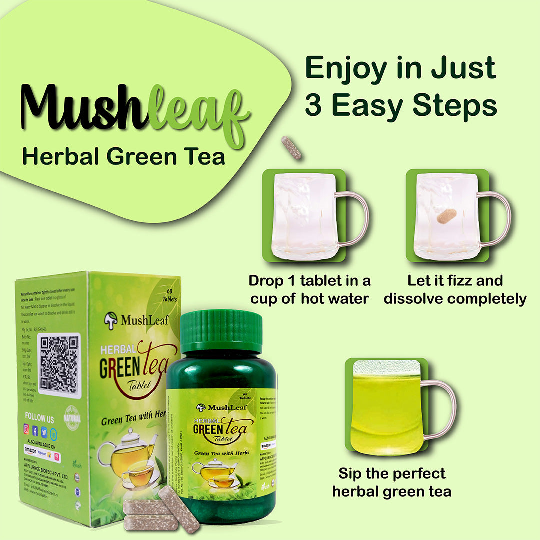 Herbal Green Tea Tablet – Mush Leaf